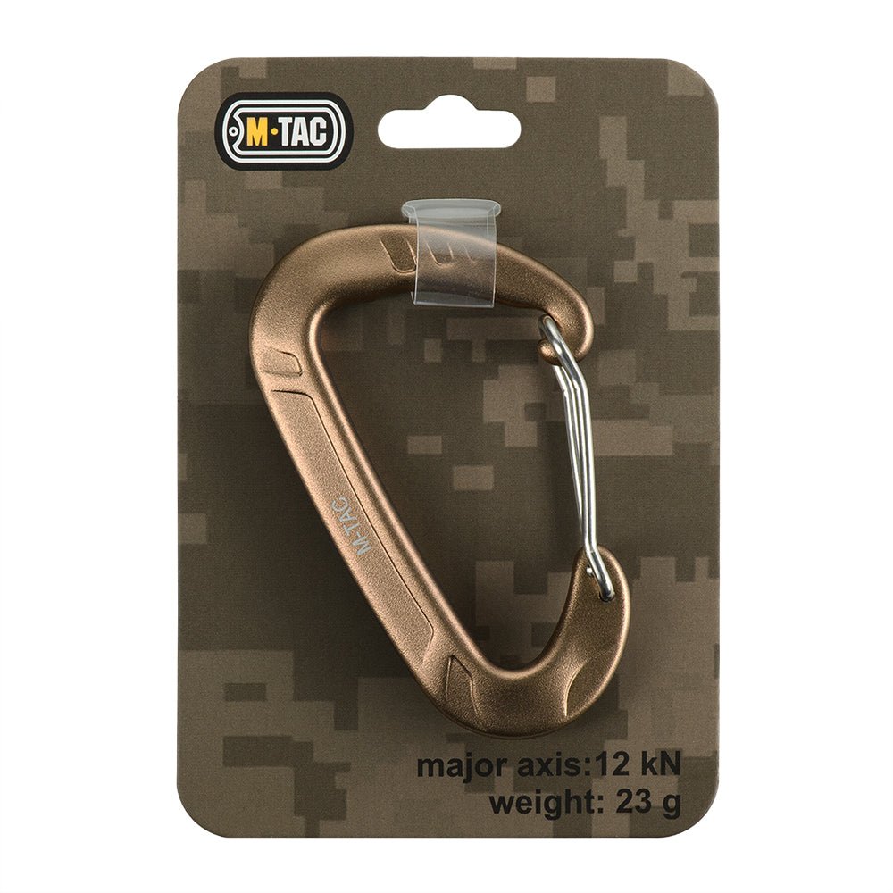 Carabiniera M-TAC Utility 12 kN – Aluminiu D-Shape | Echipament tactic ...